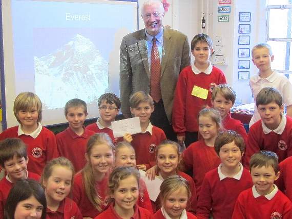 Peak performance for mountaineer Mike at Buriton school ...