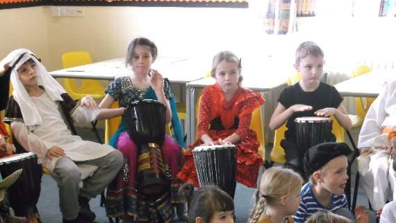 Langrish school pupils drumming | petersfieldpost.co.uk