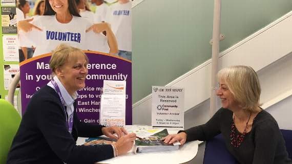 New volunteering advice team in place in Petersfield library ...