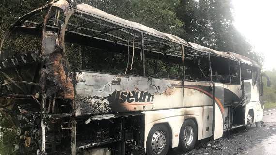 Coach fire led to A3 traffic delays | petersfieldpost.co.uk