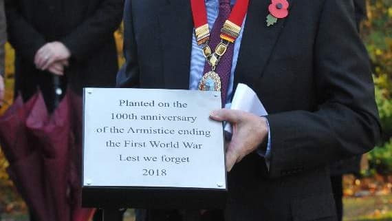 Plaque unveiled in Liss for anniversary | petersfieldpost.co.uk