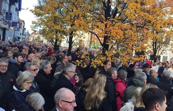 WATCH: Video of Petersfield's Remembrance Sunday service ...
