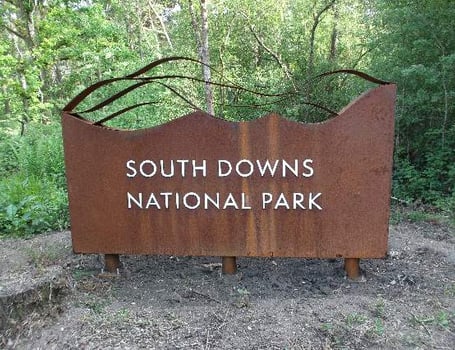 New South Downs National Park entry signs | petersfieldpost.co.uk