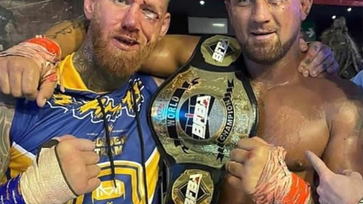 Bordon's Darren 'Dazzler' Hendry wins world bareknuckle boxing title ...