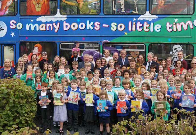 Liphook Junior School opens Liphook Express reading bus ...
