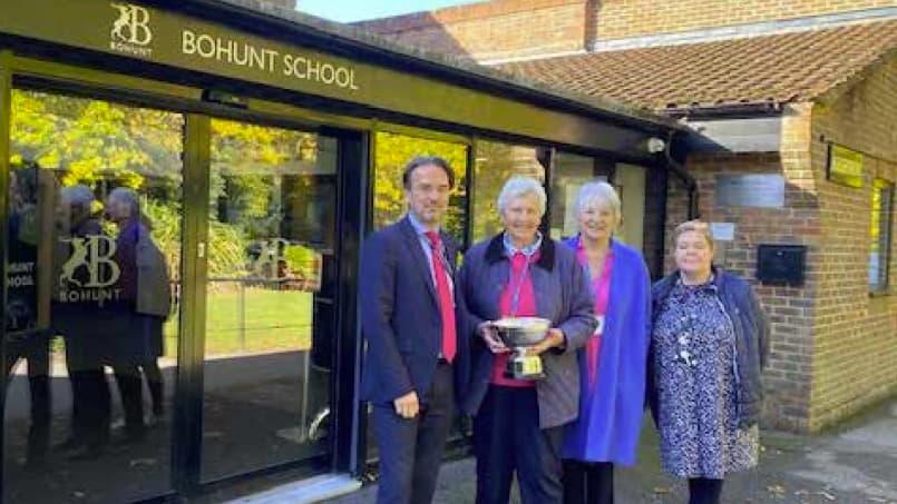 Liphook Women’s Institute Centenary Cup is presented to Bohunt School ...