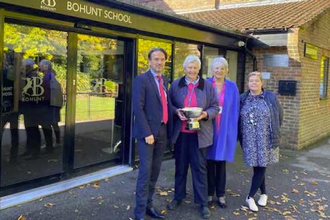 Liphook Women’s Institute Centenary Cup is presented to Bohunt School ...