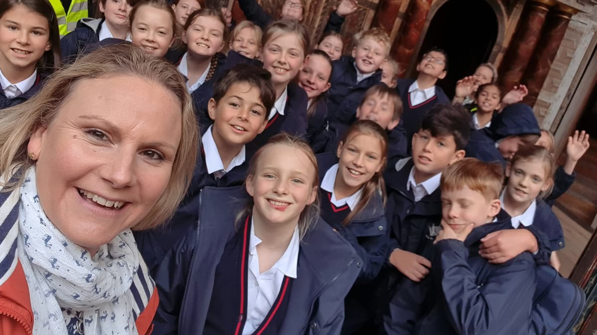 Royal Prep School pupils visit the Globe Theatre in London ...