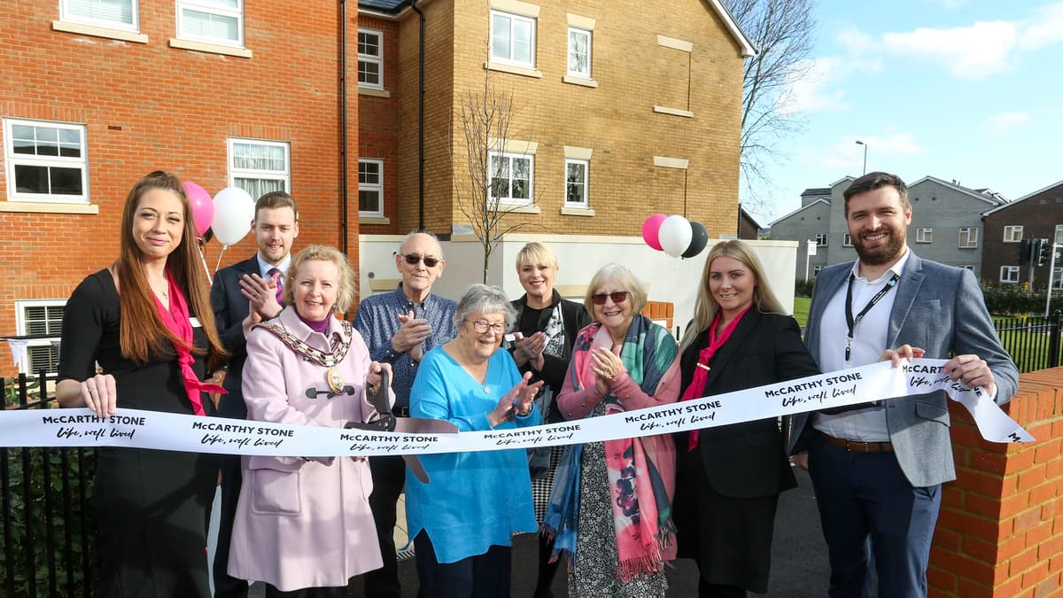 Alton town mayor Cllr Ginny Boxall opens retirement development ...