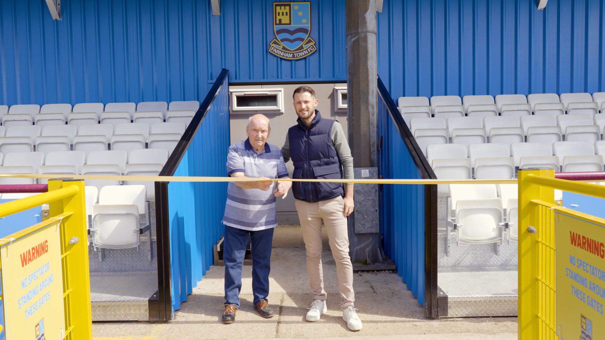 Farnham Town open new stand as improvements continue at pace ...