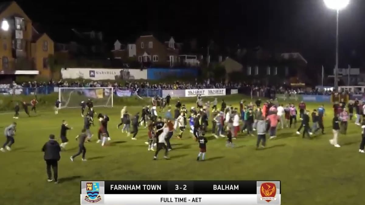 Farnham Town win cup final as Owen Dean seals hat-trick with dramatic ...