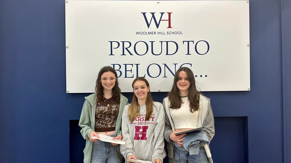 Watch the joyous moment Woolmer Hill student opens her GCSE results ...
