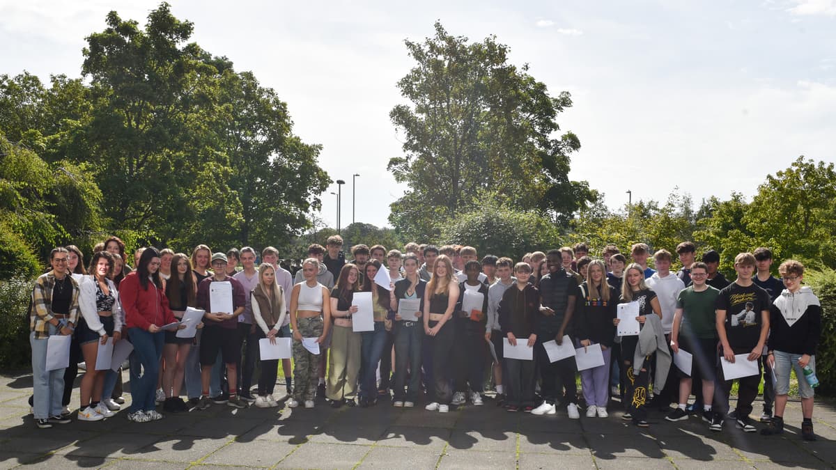 Eggar's School in Alton delighted so many pupils got top GCSE grades ...