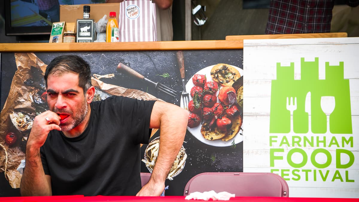 Farnham's Food and Drink Festival was hot stuff – in more ways than one ...
