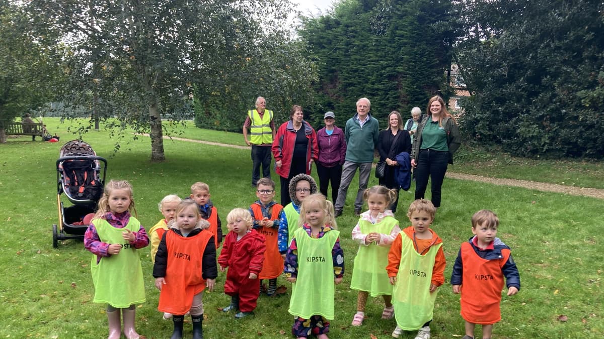 Flower power as Liss toddlers get involved in wildflower planting ...