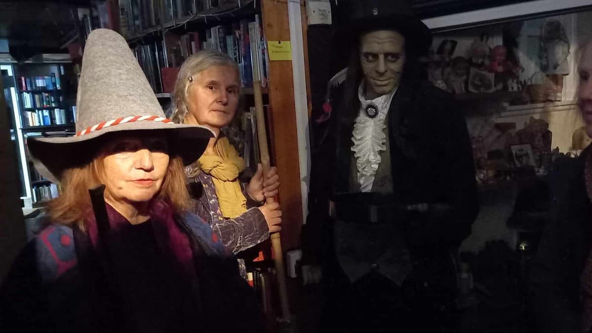 Dare you go for a Hallowe'en walkthrough at The Petersfield Bookshop ...
