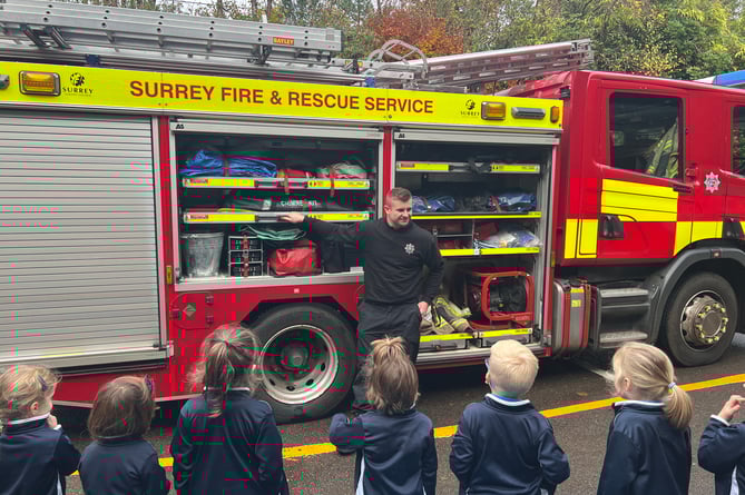 Surrey Fire and Rescue make a splash at St Ives School's with life ...