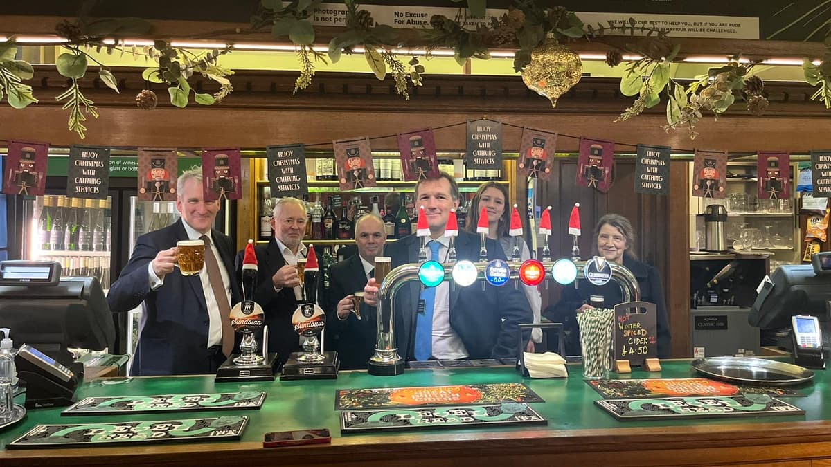 Beer from Triple fff Brewery in Four Marks drunk in House of Commons ...