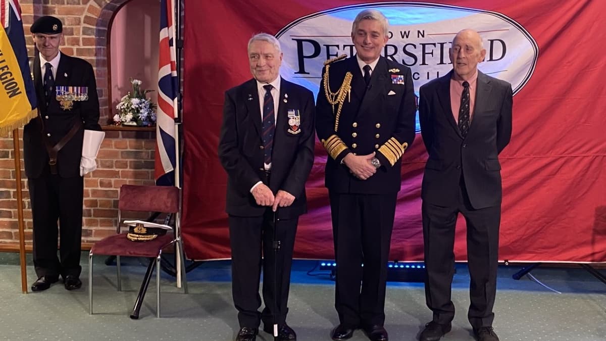 Ceremony for Petersfield and Liss recipients of Nuclear Test Medal ...