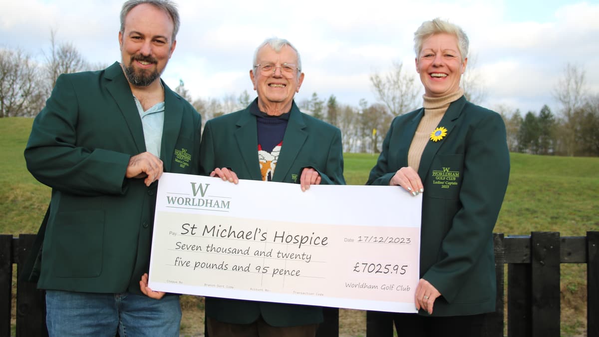 Worldham Golf Club raises more than £7,000 for St Michael's Hospice ...