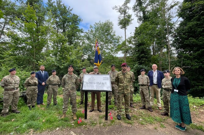 Board dedicated to Liss 'spy school' unveiled near station ...