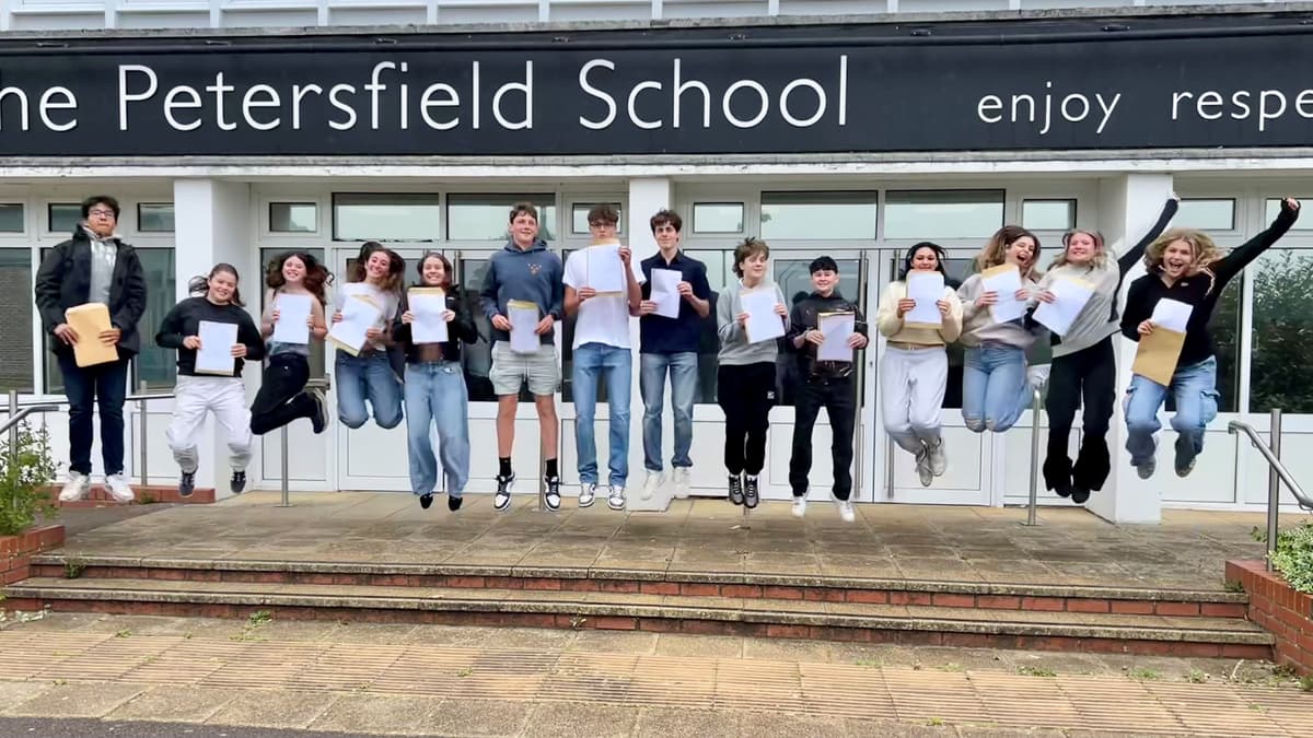 TPS students celebrate outstanding GCSE results | petersfieldpost.co.uk