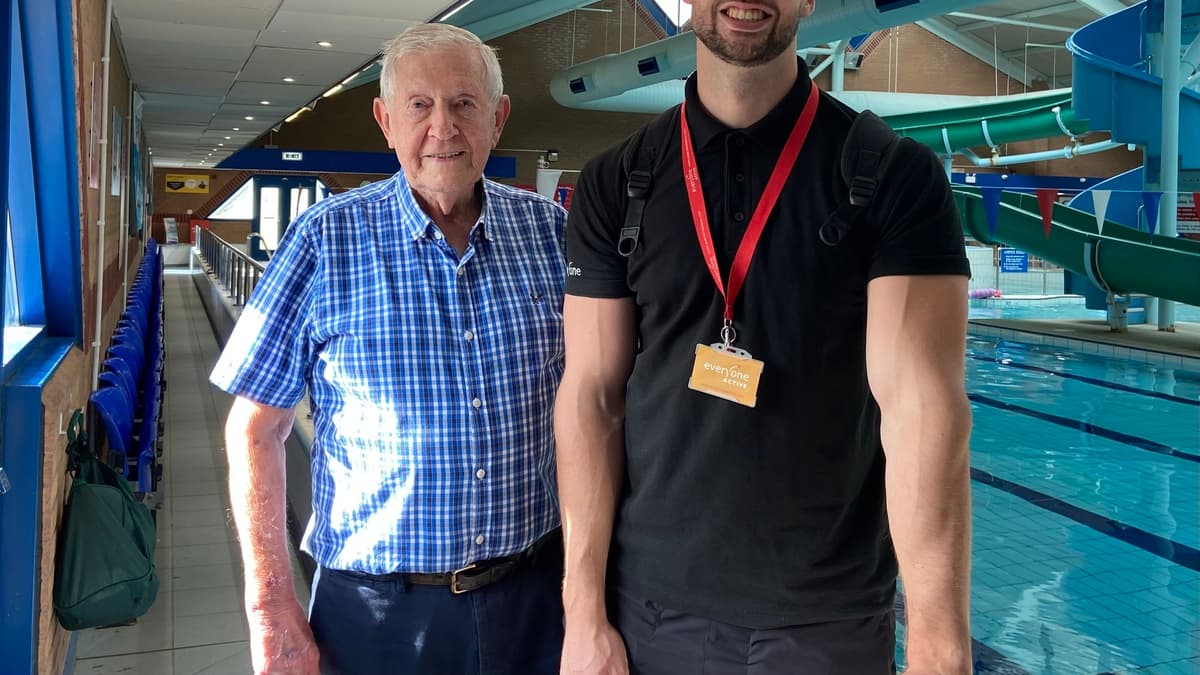 Ninety-year-old embodies ‘age is just a number’ at Taro Leisure Centre ...