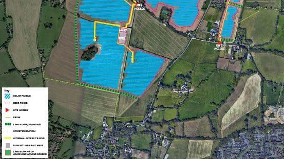 Solar farm that crosses Winchester and East Hampshire district land ...