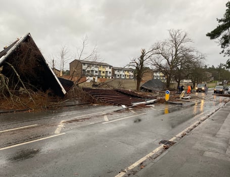 Live Storm Darragh updates from Herald & Post area | petersfieldpost.co.uk