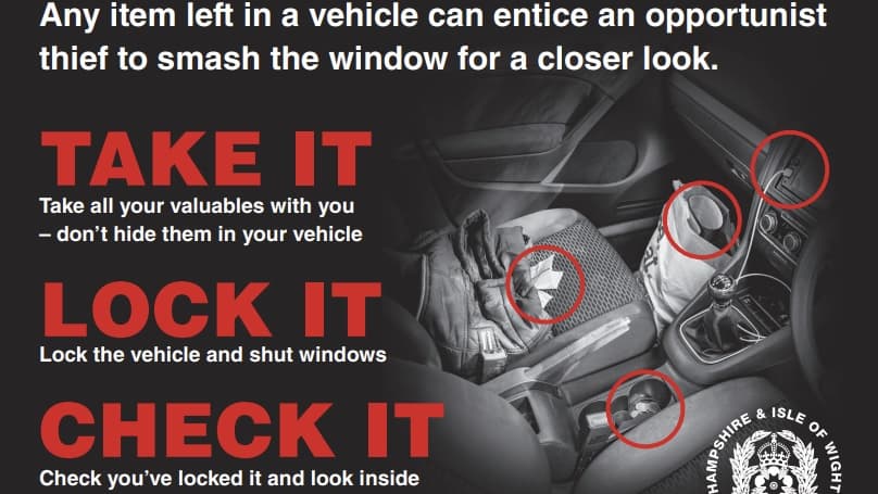 Police issue warning after theft from vehicles in and around Liphook ...