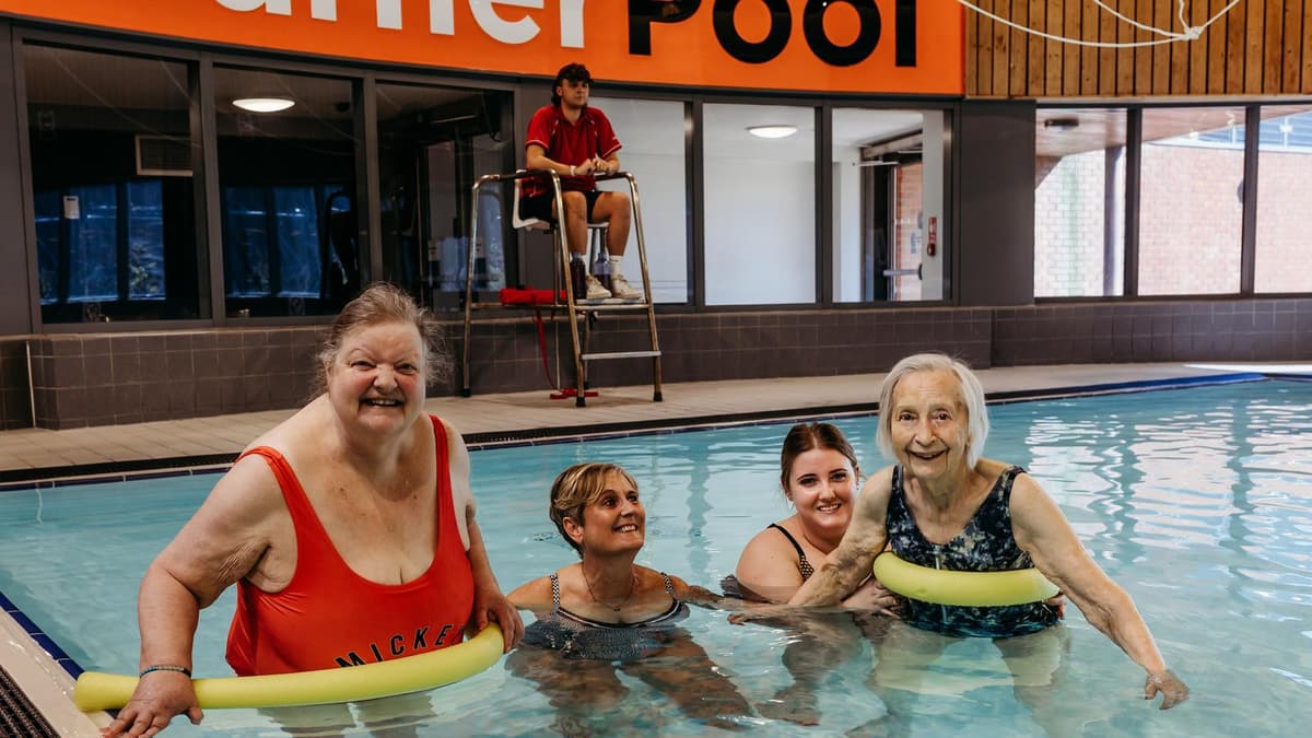 Horndean care home residents with dementia make a splash ...