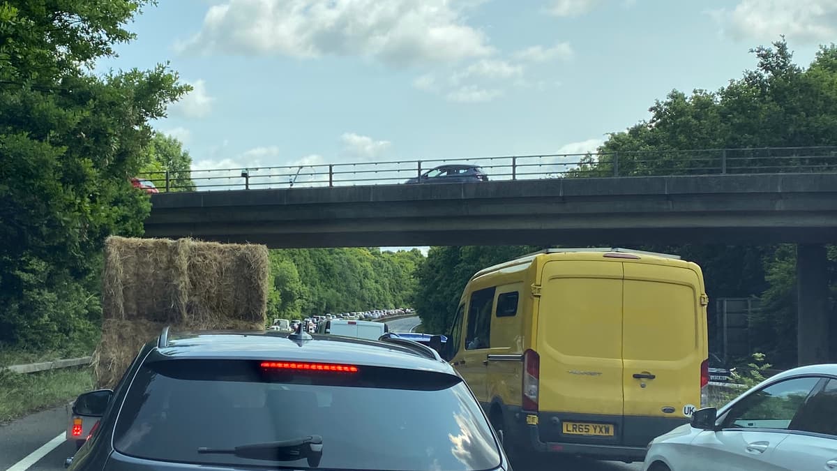 Traffic easing after police close northbound A3 between Petersfield and ...