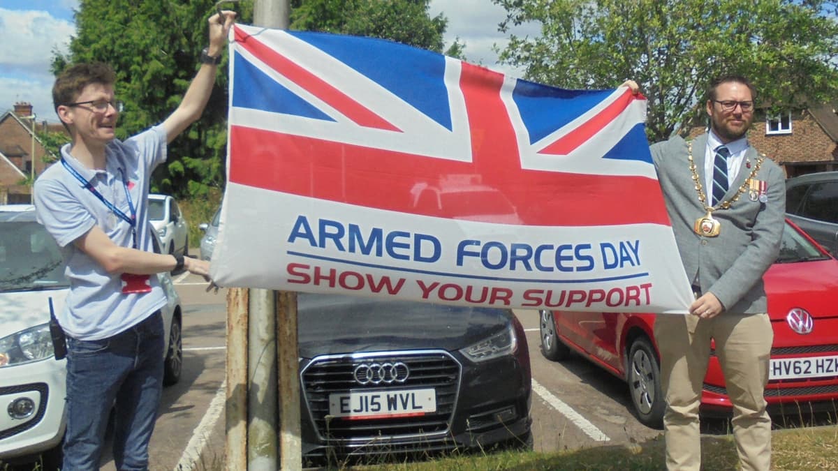 Petersfield flies the flag in support of Armed Forces | petersfieldpost ...