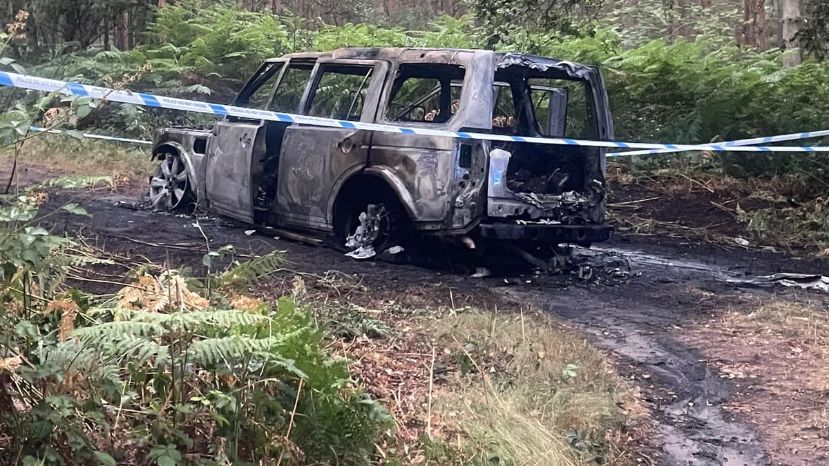 Longmoor car fire linked to spate of burglaries around East Hampshire ...