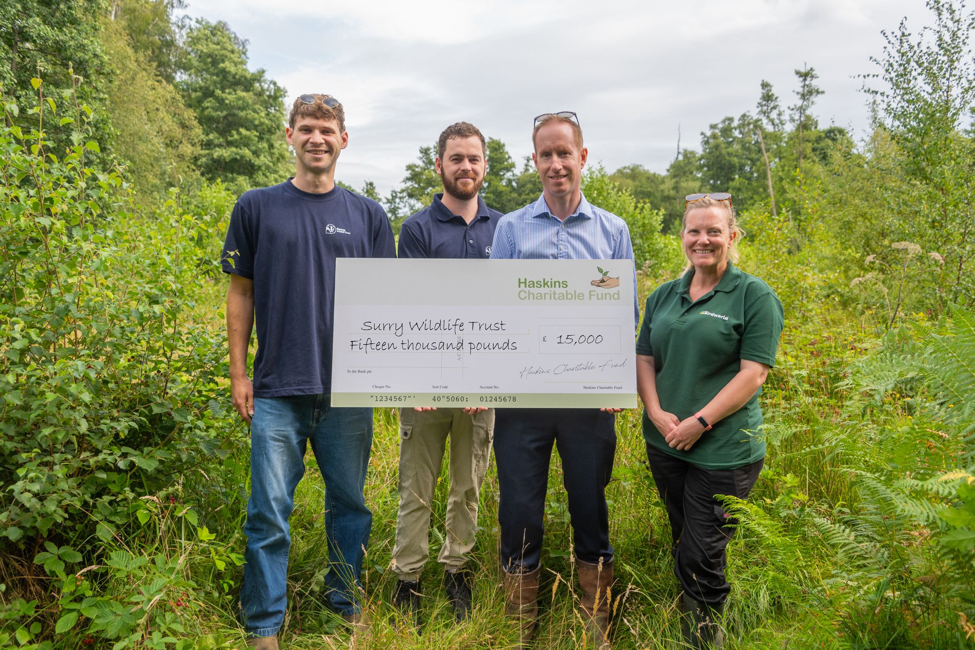 Birdworld swoops in to help Surrey Wildlife Trust with £15k donation ...
