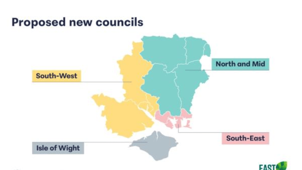 Local government reorganisation proposal submitted by East Hampshire ...