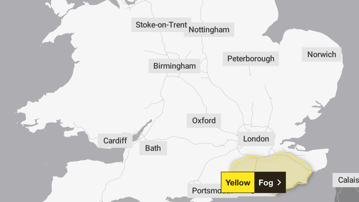 Freezing fog warning issued for South East | petersfieldpost.co.uk