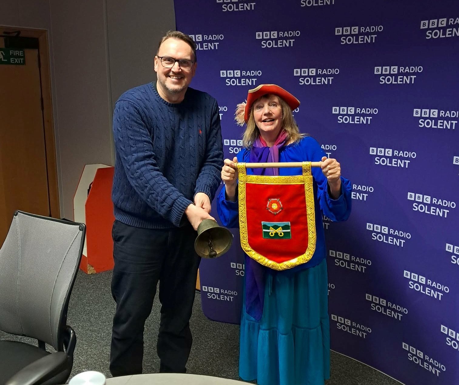 Oh yez! Petersfield's town crier to ring in 2026 to huge radio audience ...