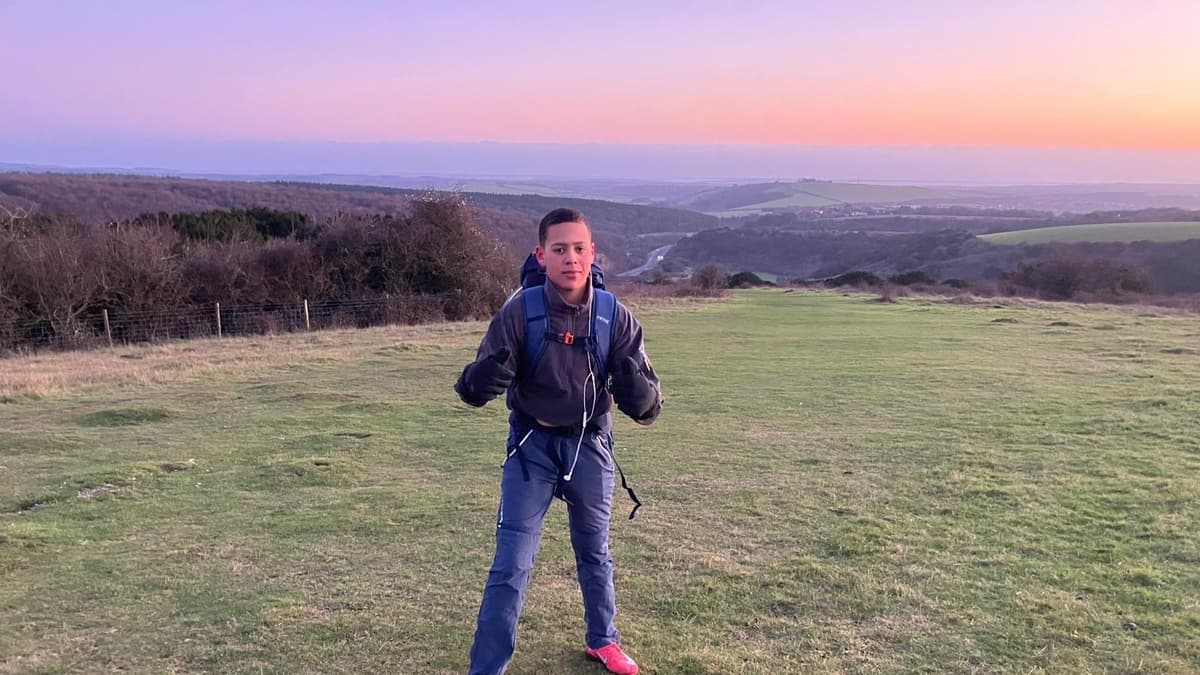 Hadley's peak performance as youngster raises £1,700 from Butser ...